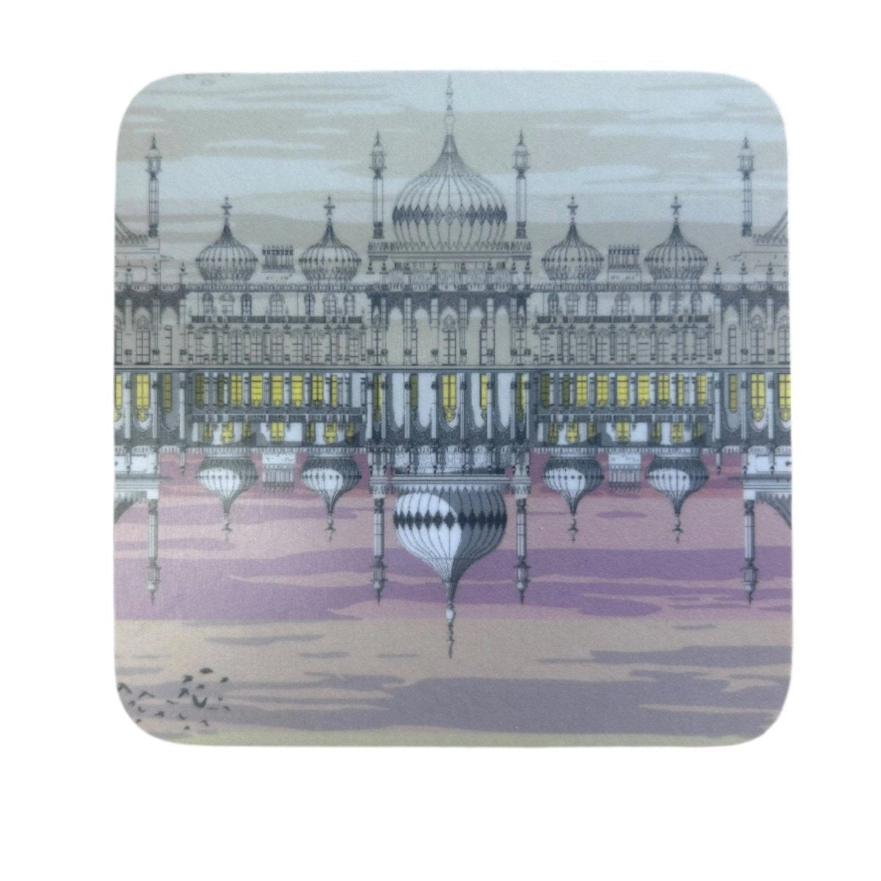 Royal Pavilion Cross Section Coaster- Sunset – Brighton & Hove Museums ...